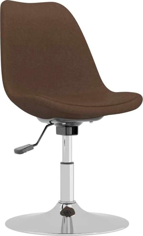 vidaXL Otočné jídelní židle 6 ks textil [3085359] Barva: taupe