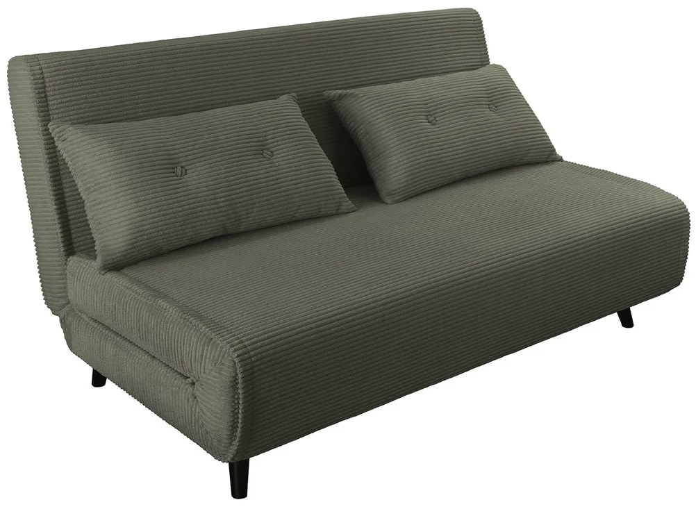 Invicta Dvoumístná rozkládací pohovka SMART zelená 140 cm 47146