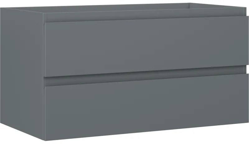 Mexen Orio koupelnová skříňka pod umyvadlo 90 cm, 2 zásuvky, grafit mat - 91A10-09047-2-BFF66