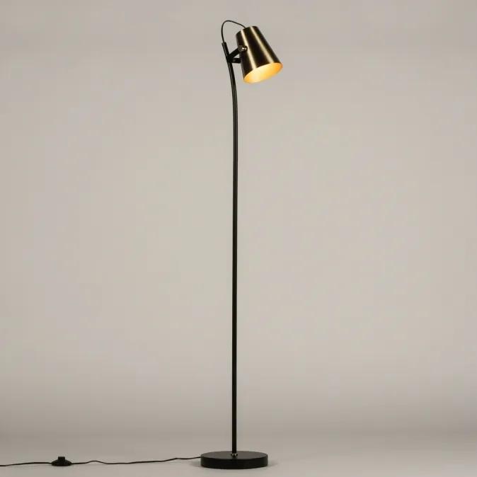 Stojací designová lampa Laventa Black and Gold