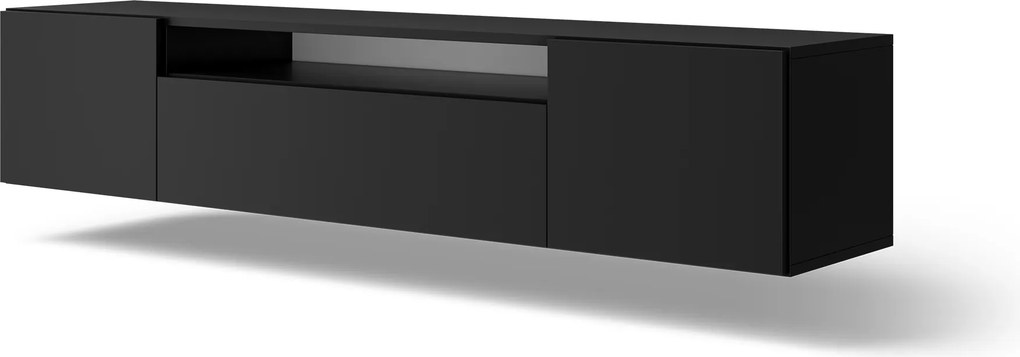 ADRK Furniture Femur 200 Závěsný TV stolek ADRK-RTV-FEMU-200-B