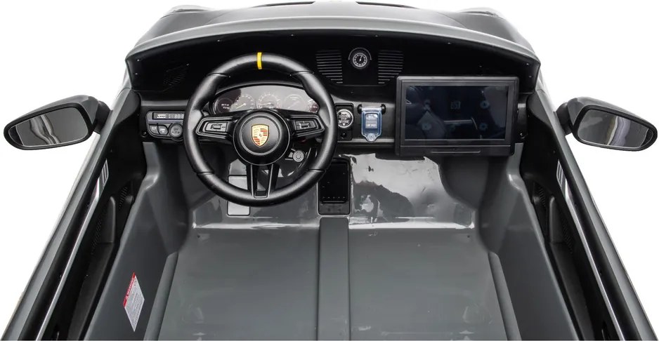 LEAN CARS Autíčko na baterii DK-P911 Porsche GT3 24 V, šedé