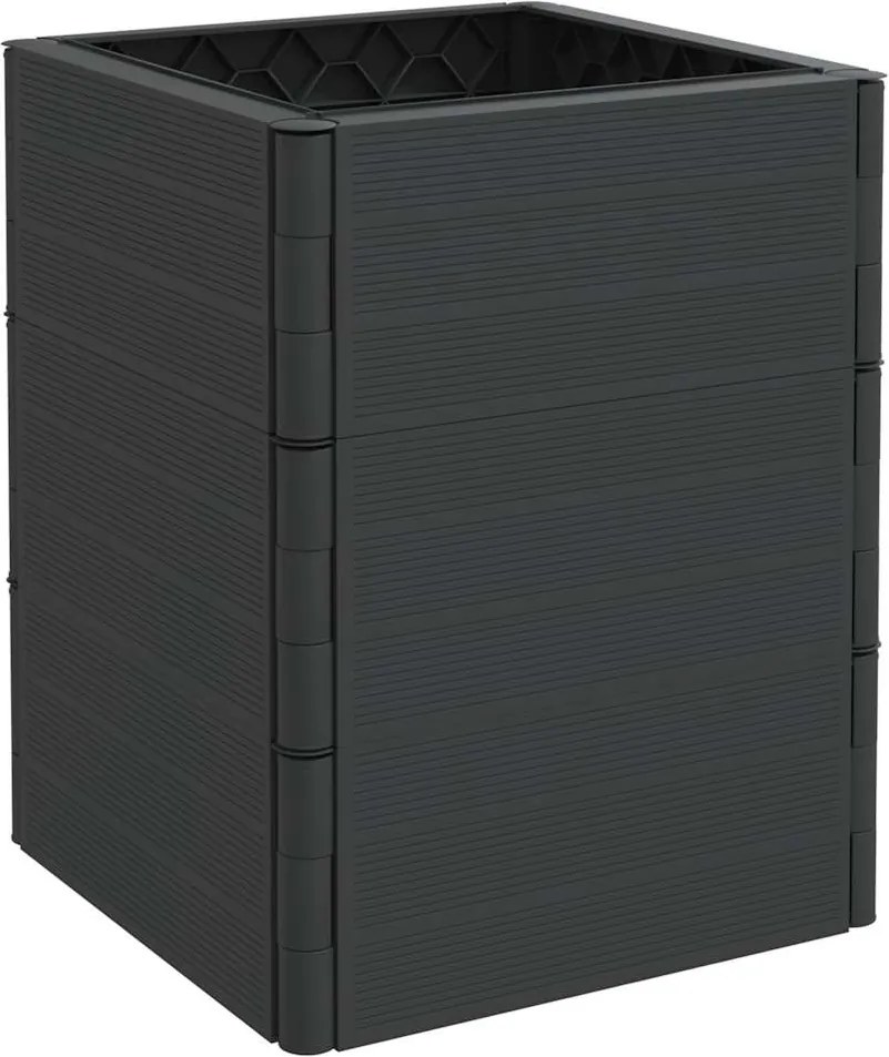 Zahradní truhlík antracitový PP 154984