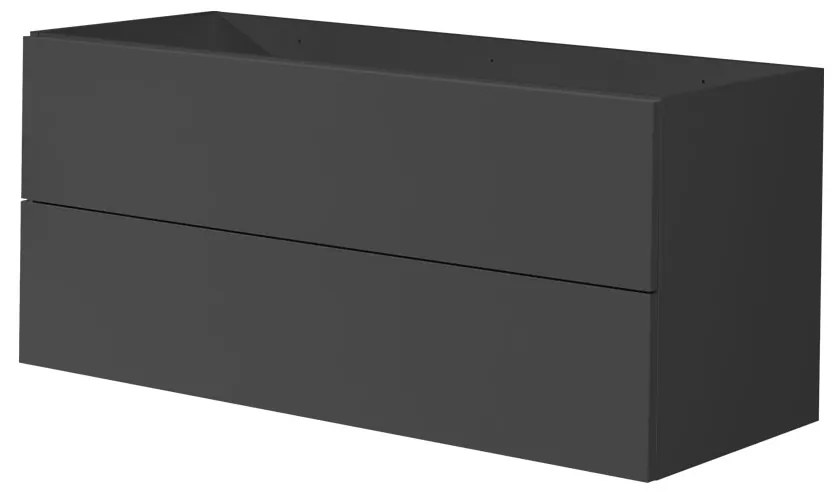 Mereo Mereo, Aira, koupelnová skříňka 121 cm, bílá, dub, šedá, CN753S