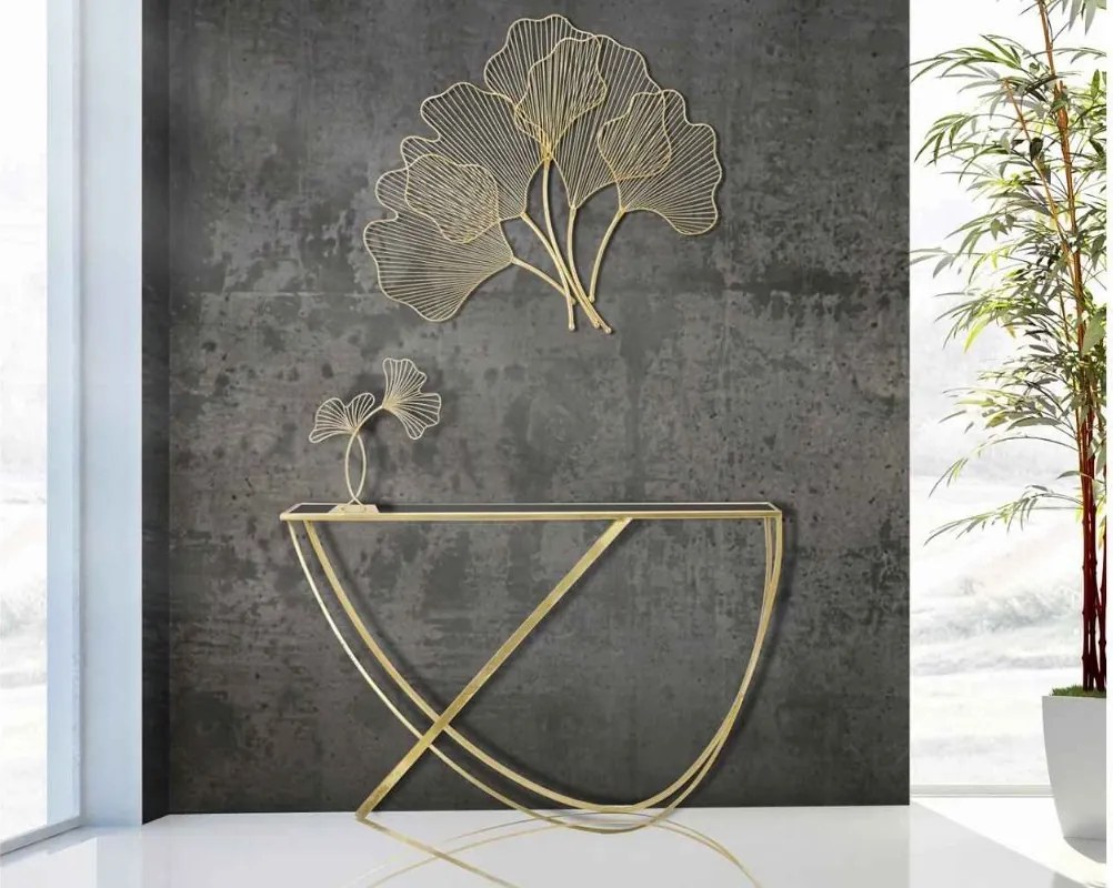Designová konzole Rajsaun 120 cm zlatá