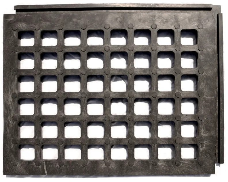 Zátěžový rošt REPLAST, 800 x 600 x 43 mm, exteriér