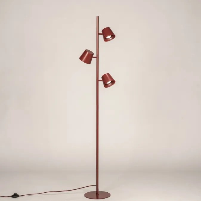 Stojací lampa Snap Fosca Red Trio