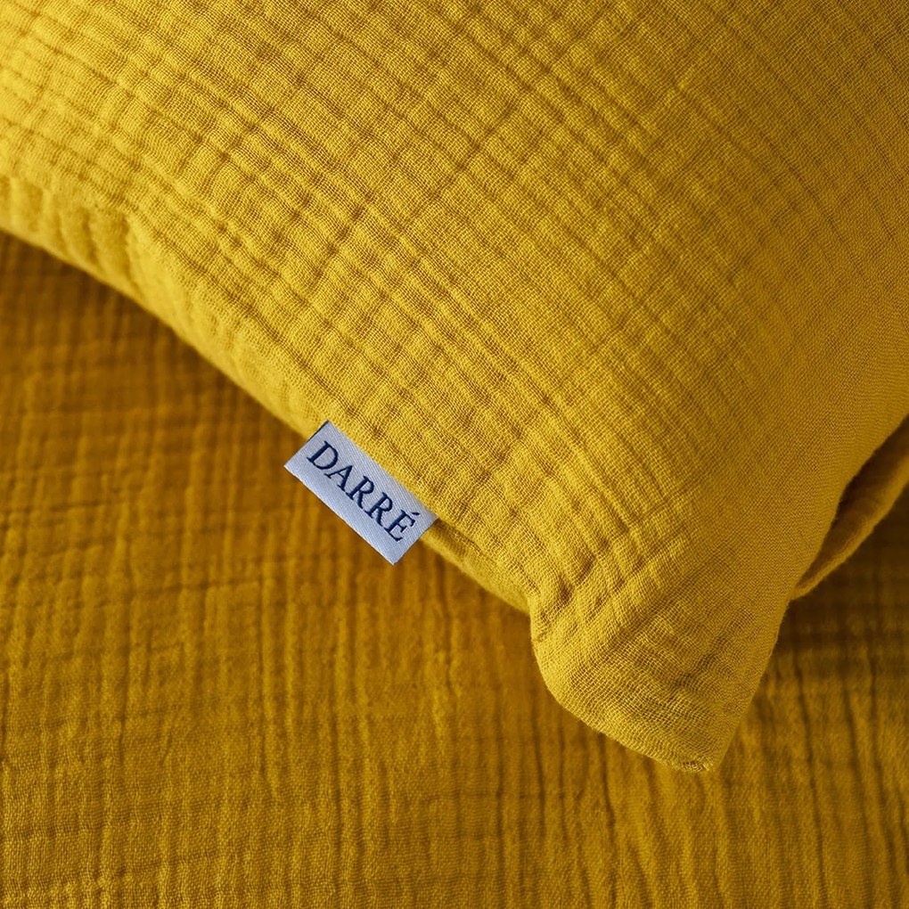 Celoroční mušelínové povlečení Honey - GOTS Velikost: atypický 240 x 220 + 2 x 70 x 90