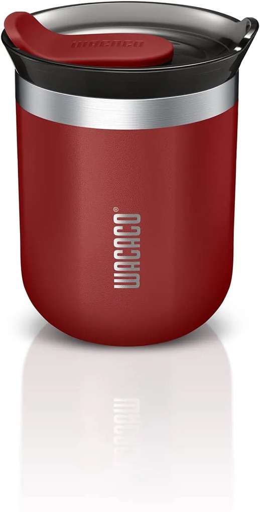 Wacaco cestovní termohrnek Octaroma Classico - Carmine Red 180 ml