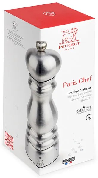 Peugeot PARIS CHEF Mlýnek na sůl 18 cm - nerezová ocel