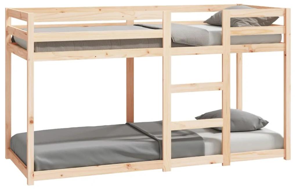 Patrová postel 75 x 190 cm masivní borové dřevo - Default Title