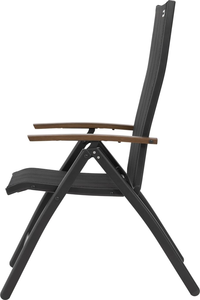 Doppler EXPERT WOOD Plus - zahradní hliníkové polohovací křeslo - Rozbalené zboží (N608)
