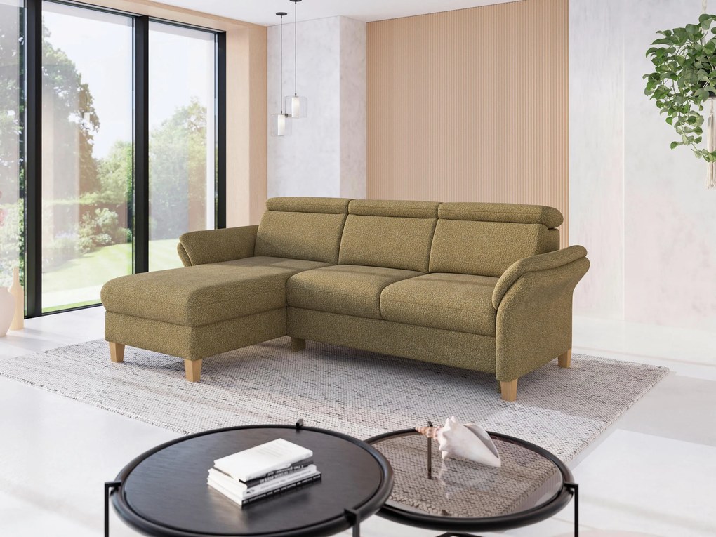 XXXLutz ROHOVÁ SEDAČKA, textil, olivově zelená Sit & More - Sedací soupravy - 000144025732