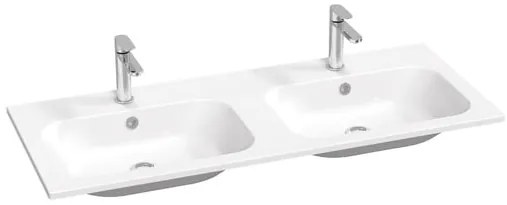 Ravak Chrome Slim dvojumyvadlo 120x49 cm dva otvory pro baterii XJG01112001