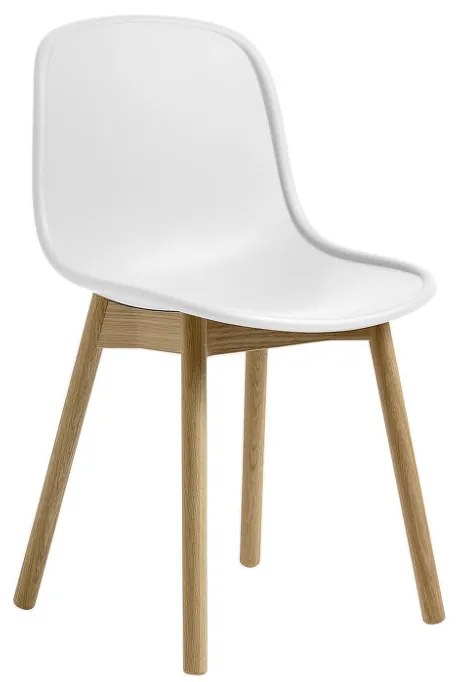 HAY Židle Neu 13 Lacquered Solid Oak, cream white