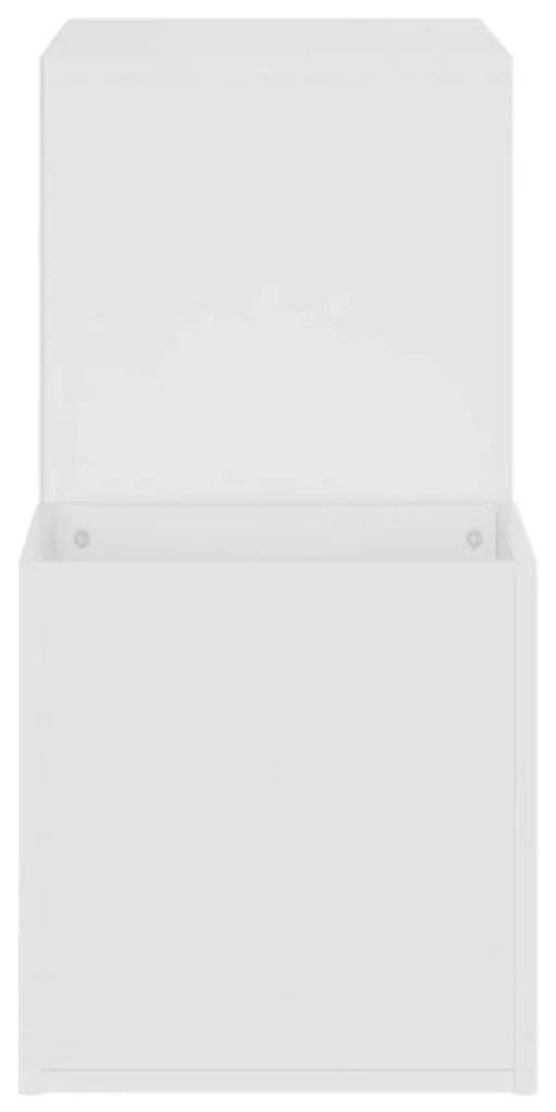 Botník do předsíně bílý 105 x 35,5 x 70 cm dřevotříska - Default Title