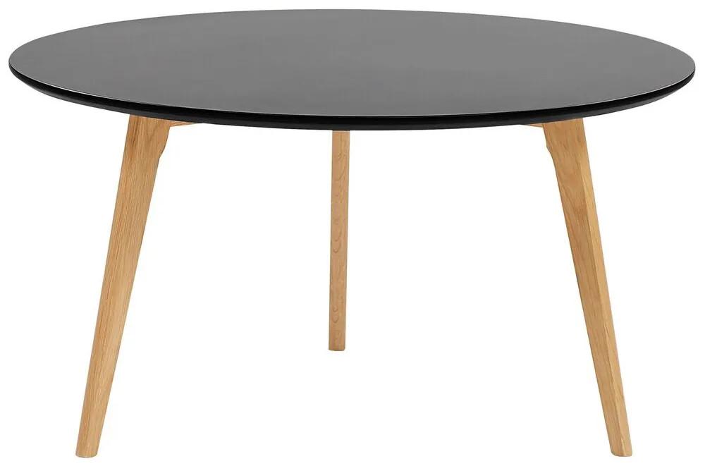 Jednoduchý černý odkládací stolek TENNESSEE Beliani