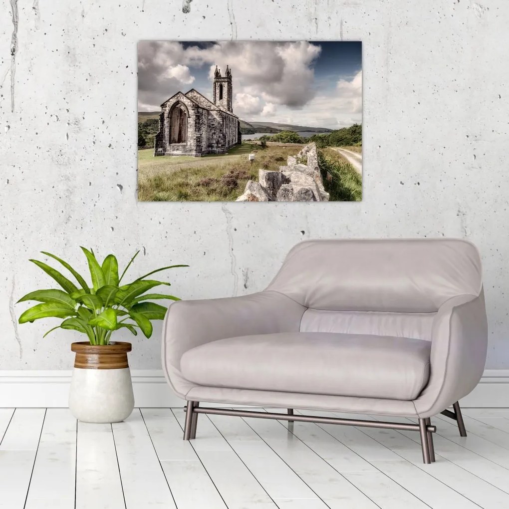 Obraz - Irský kostel (70x50 cm)