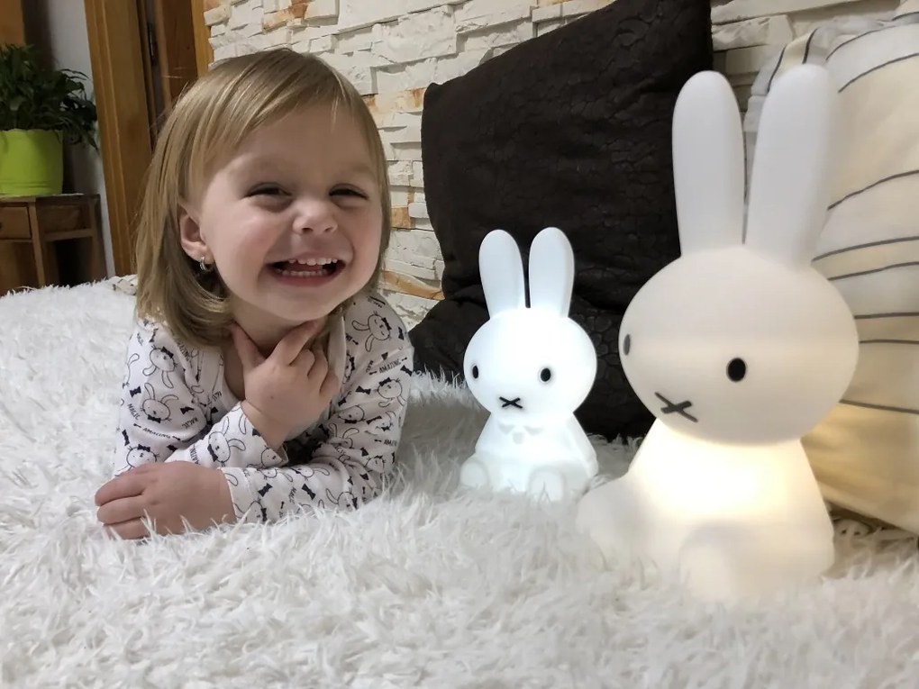 Sdeko LED lampa zajíc Miffy 20 cm silikon