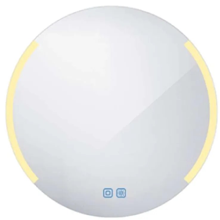 Nimco - Zrcadlo s LED osvětlením, průměr 60 cm, dotykový senzor, hliník ZP 16000RVX