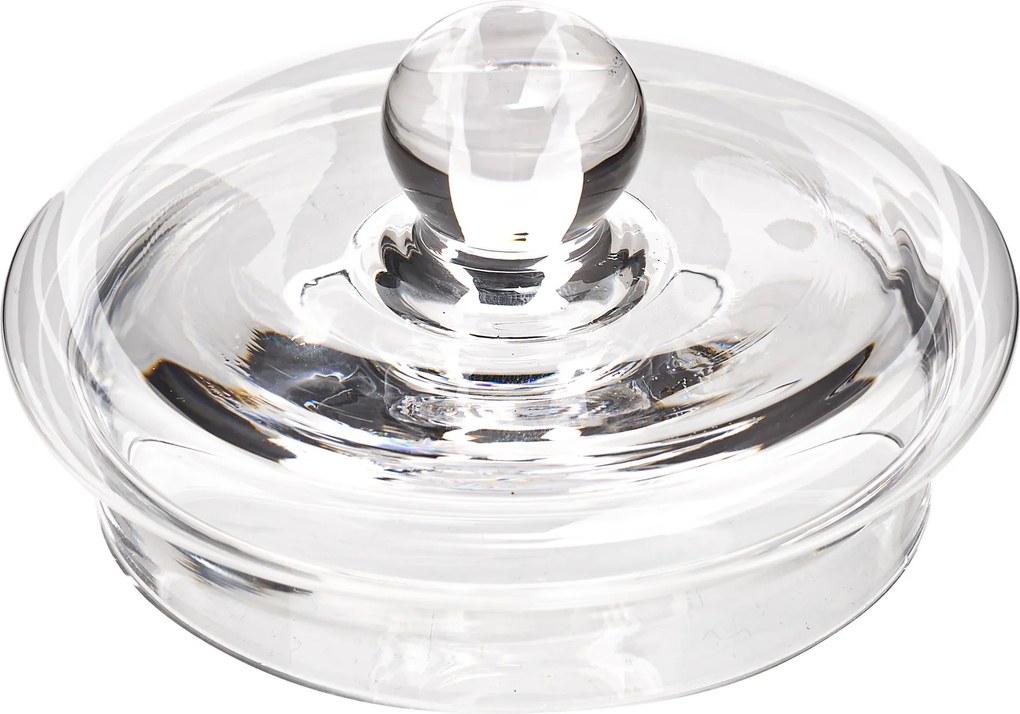 Skleněná dóza na sladkosti, 400 ml - transparentní
