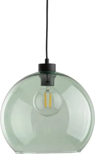 Lustr na lanku CUBUS 1xE27/15W/230V černá/kouřová zelená