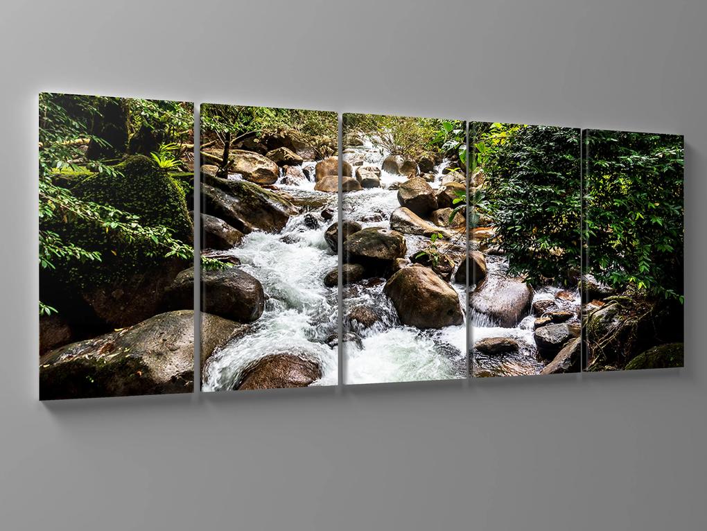 Liox Obraz divoká řeka Rozměr: 150 x 60 cm
