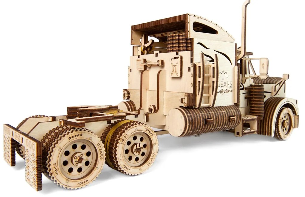 Ugears 3D dřevěné mechanické puzzle VM-03 Tahač Heavy Boy