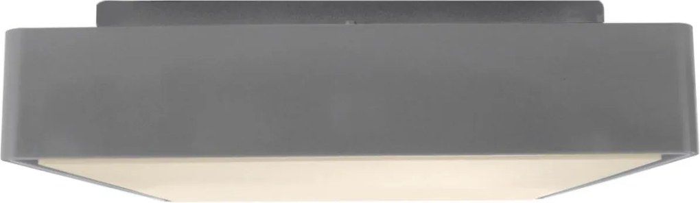 IMPR 348009 Stropní svítidlo Quadrata II šedé 16W IP65 3000K 700lm - DEKOLIGHT