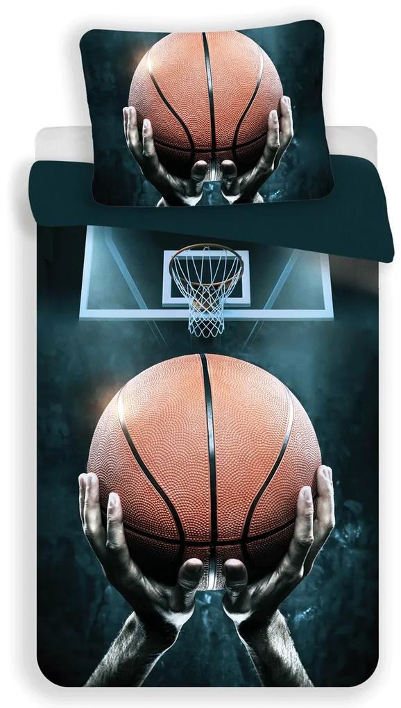 Jerry Fabrics Povlečení fototisk Basketball 140x200, 70x90 cm