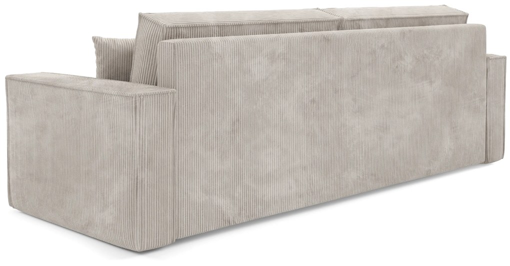 Eka Pohovka BASIC, 240 cm Barva látky: POSO 55 (Světlá šedá)