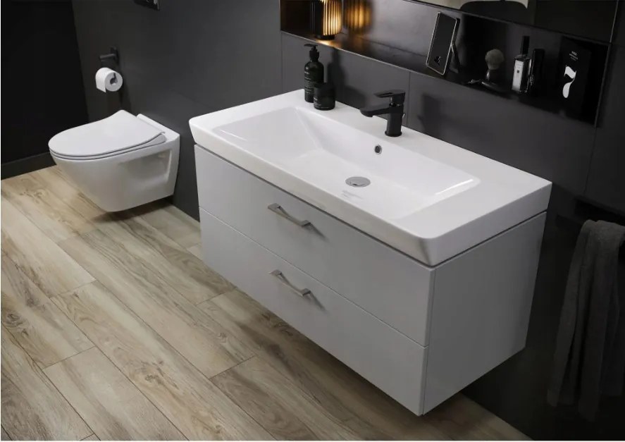 Cersanit Mille Plus CleanOn, závěsná wc mísa bez sedátka, bílá, K675-007