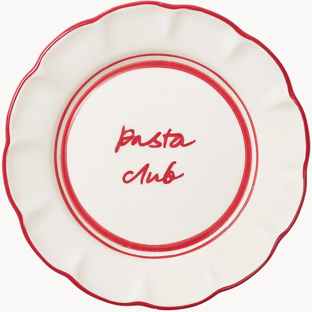Ručně malovaný snídaňový talíř Bistro