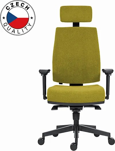 Powerton kancelářské ergonomické křeslo jana, zelené