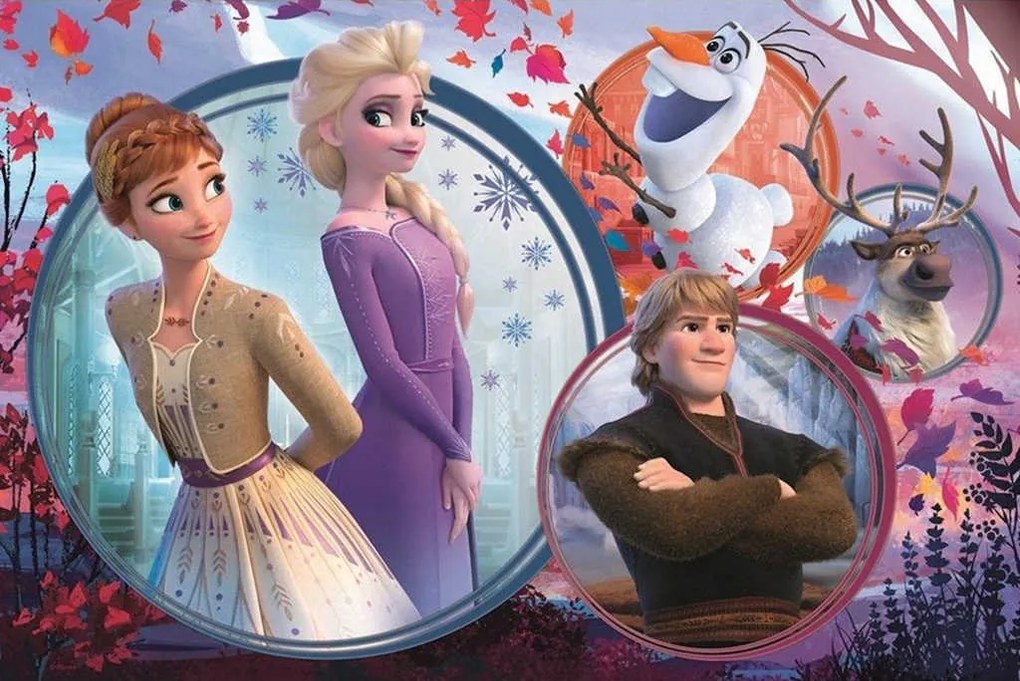 TREFL PUZZLE Frozen 2 Sesterské dobrodružství skládačka 41x27,5cm 160 dílků tr115374