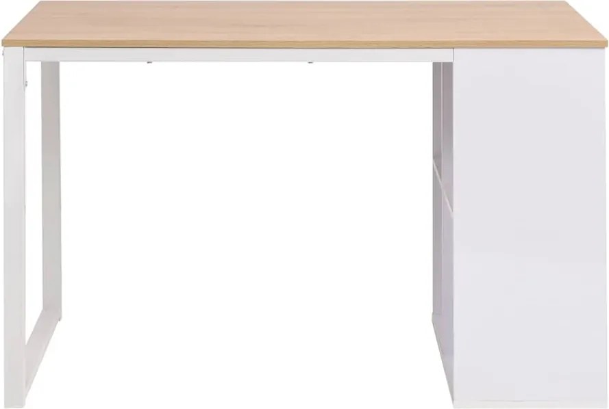 Psací stůl 120 x 60 x 75 cm dub a bílý 245720