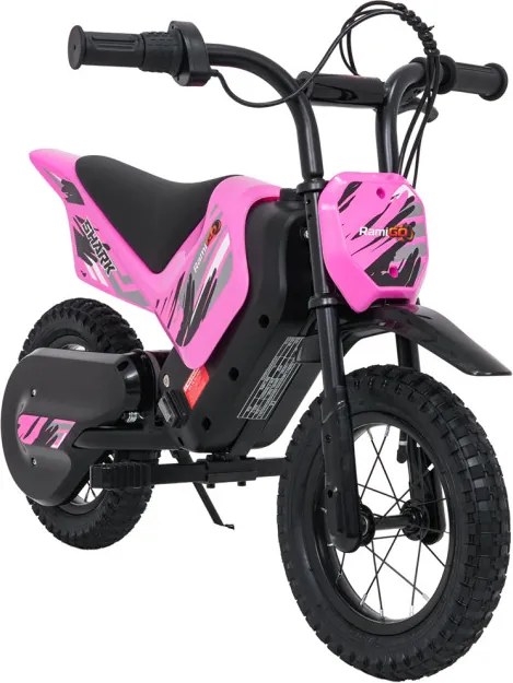 Elektrická motorka SHARK růžová