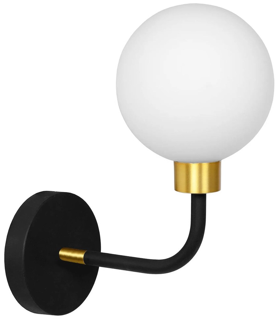 Toolight Moderní nástěnná lampa APP1301-1W Black Gold