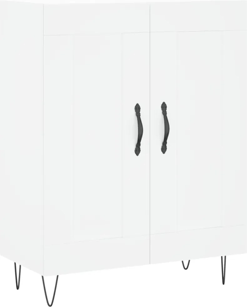 Skříň highboard bílá 69,5 x 34 x 180 cm kompozitní dřevo 3189949