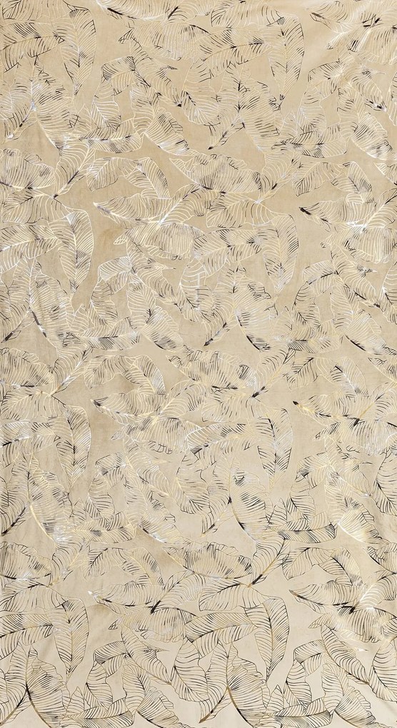 ZATEMŇOVACÍ ZÁVĚS NA KROUŽCÍCH ODETA 135X250 CM VZOROVANÁ