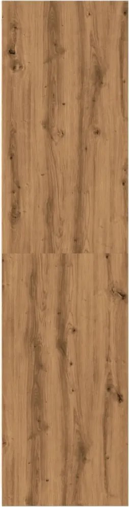 Šatní skříň dub artisan 80 x 50 x 200 cm kompozitní dřevo 3307800