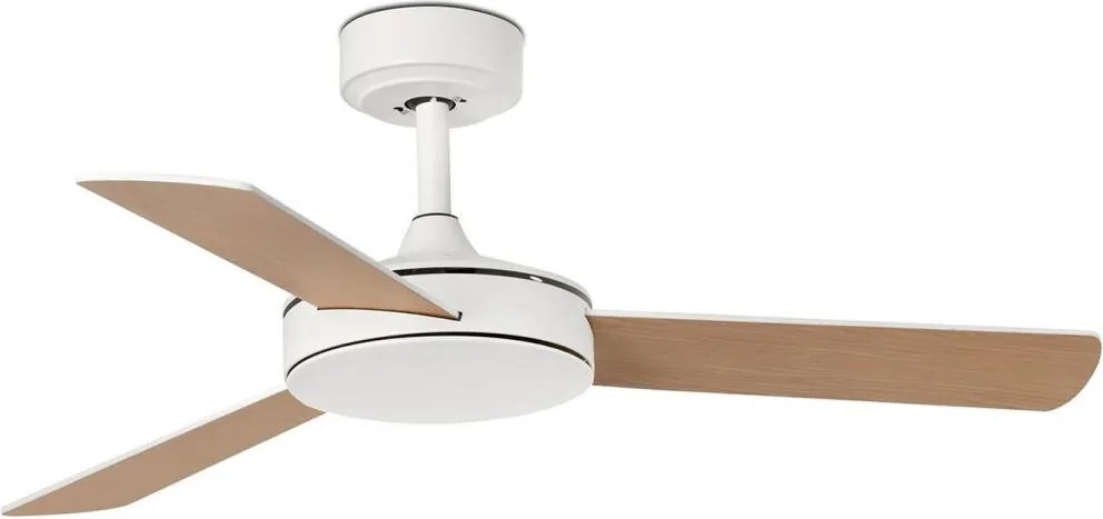 FARO 33603DC MINI MALLORCA S stropní ventilátor, bílá/javor - FARO
