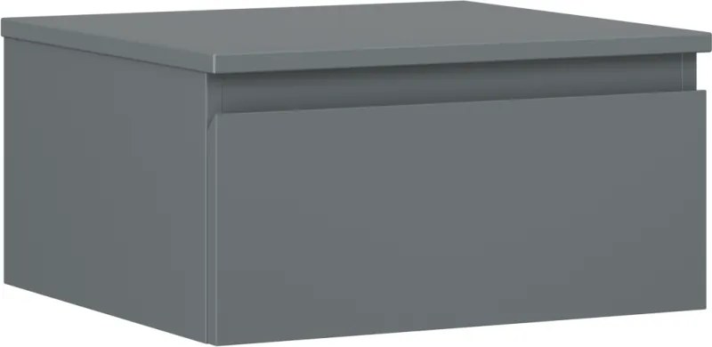 Mexen Orio, koupelnová skříňka 50 cm s horní částí, 1 zásuvka, grafitová matná, 91A10-05023-1-BFC66