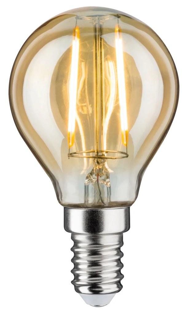 Paulmann LED Vintage-kapka 2W E14 zlatá zlaté světlo 285.25 P 28525 28525