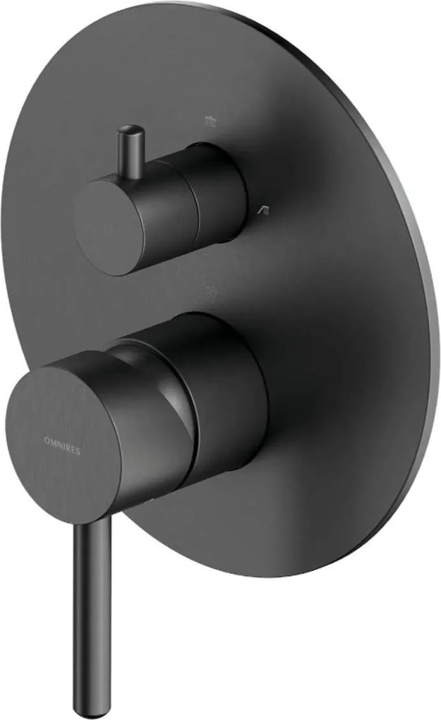 OMNIRES Y - Baterie pod omítku, pro 3 spotřebiče, kartáčovaný grafit Y1248ROGR