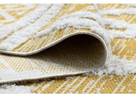 Koberec ECO SISAL BOHO MOROC Diamanty 22297 střapce - dvě úrovně rou