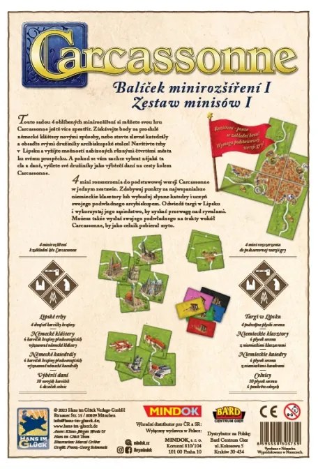 Carcassonne:Balíček mini 1