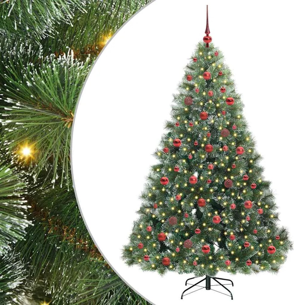 Umělý vánoční stromeček s stojanem Zelená 180 cm PE a PVC 3397848