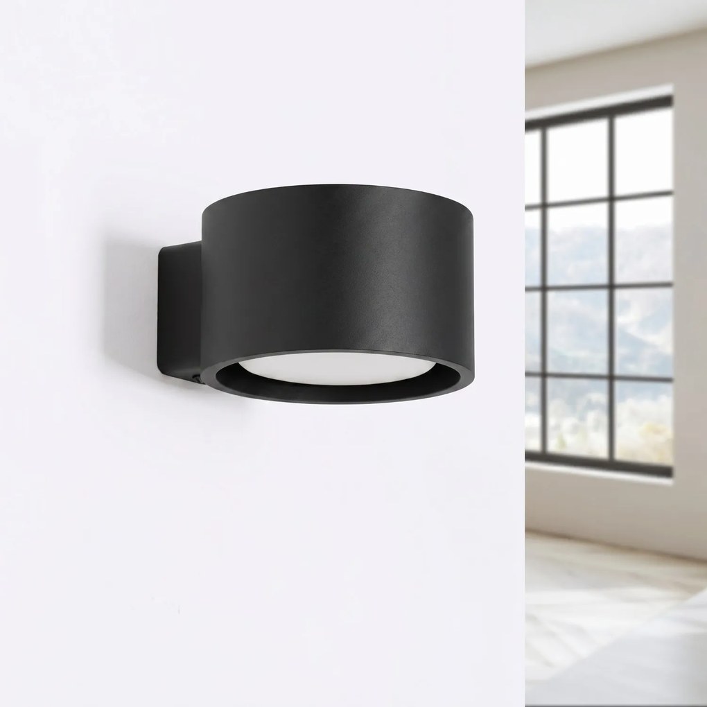 Sollux Lighting Nástěnné svítidlo MODO 1 černé GX53