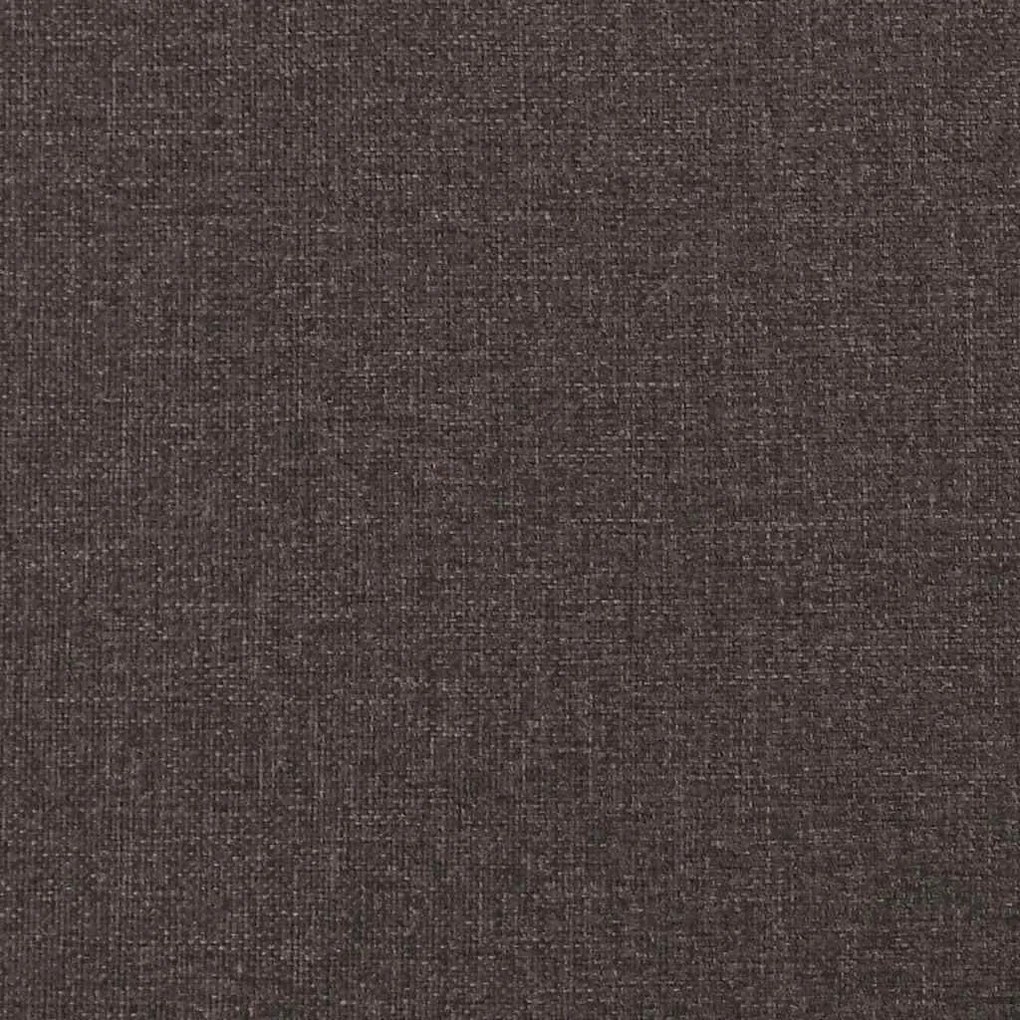 Polohovací křeslo tmavě hnědé textil 339107
